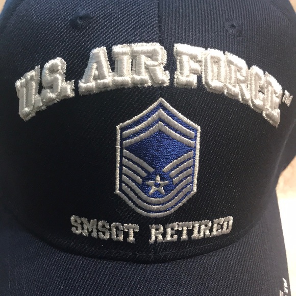Air Force | Accessories | Us Air Force Smsgt Retired Cap Blue | Poshmark